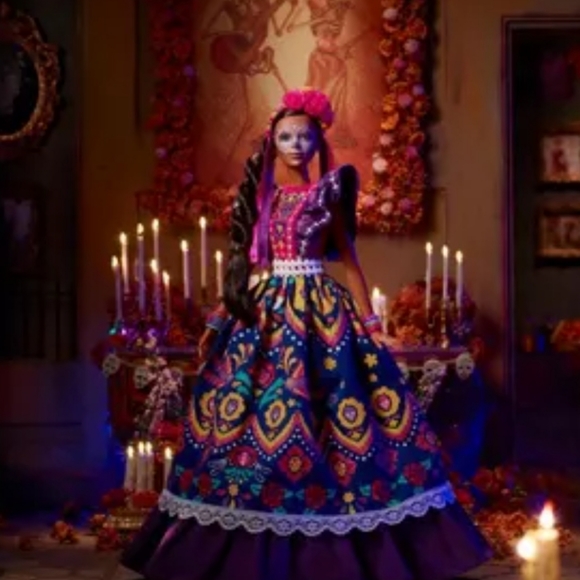 Barbie | Accents | Barbie Signature 222 Dia De Muertos Collector Doll ...